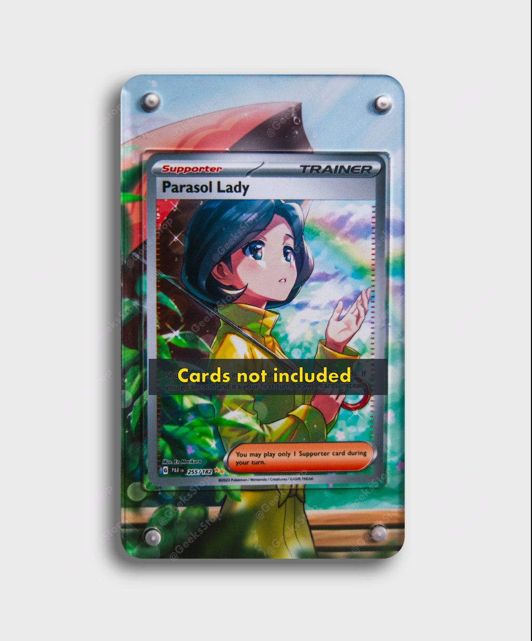 Parasol Lady SIR Custom Extended Art Card Holder for Card - Etsy