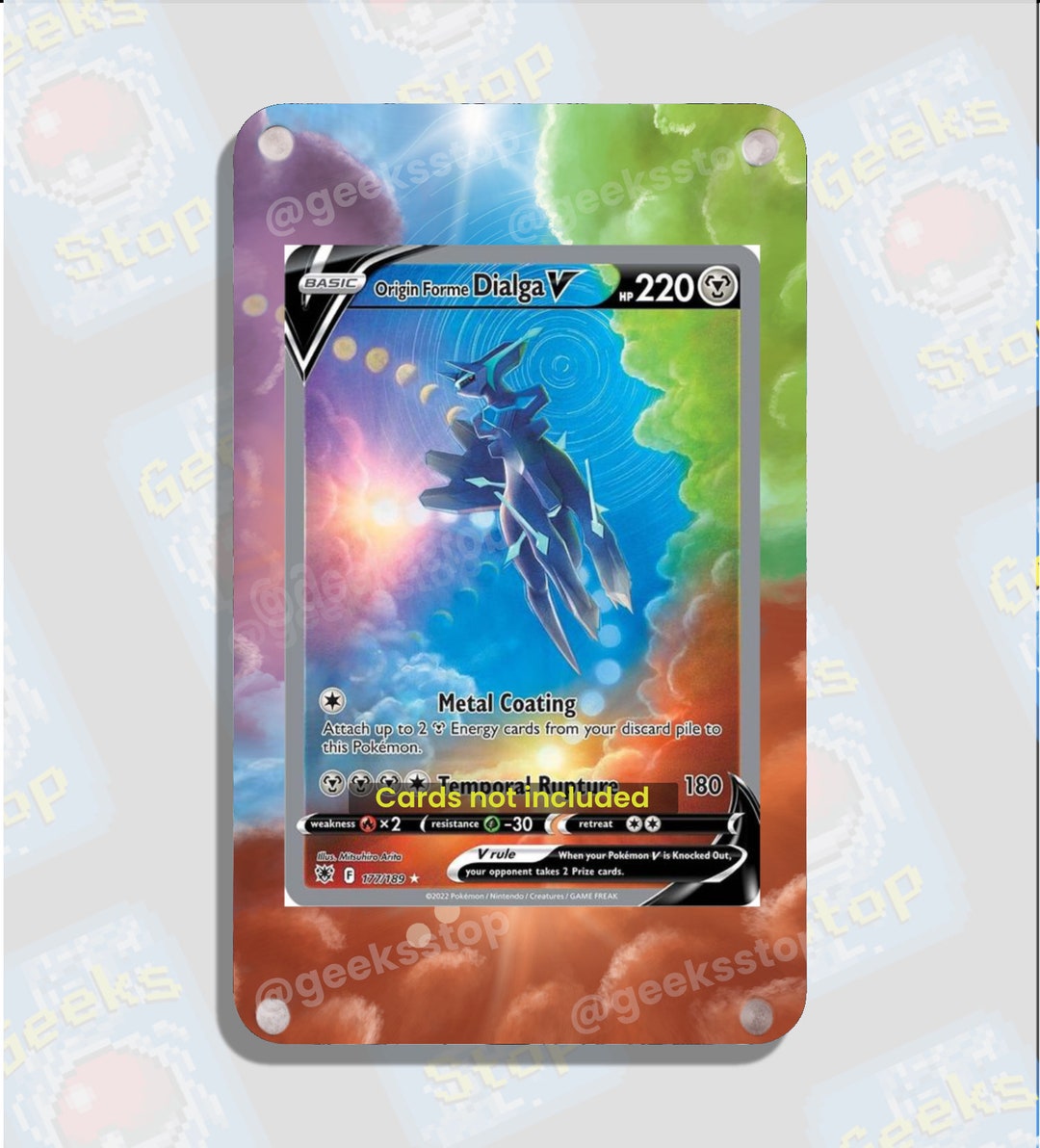 Dialga V Alternate Art Display Case Extended Art for Pokemon Card - Etsy