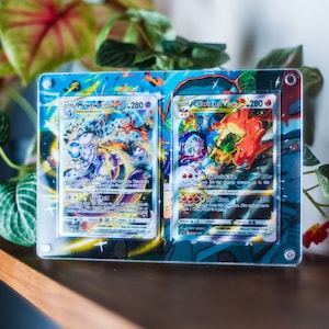 Mewtwo Vs Charizard VSTAR | Extended Art Display Case for Pokemon Card ...