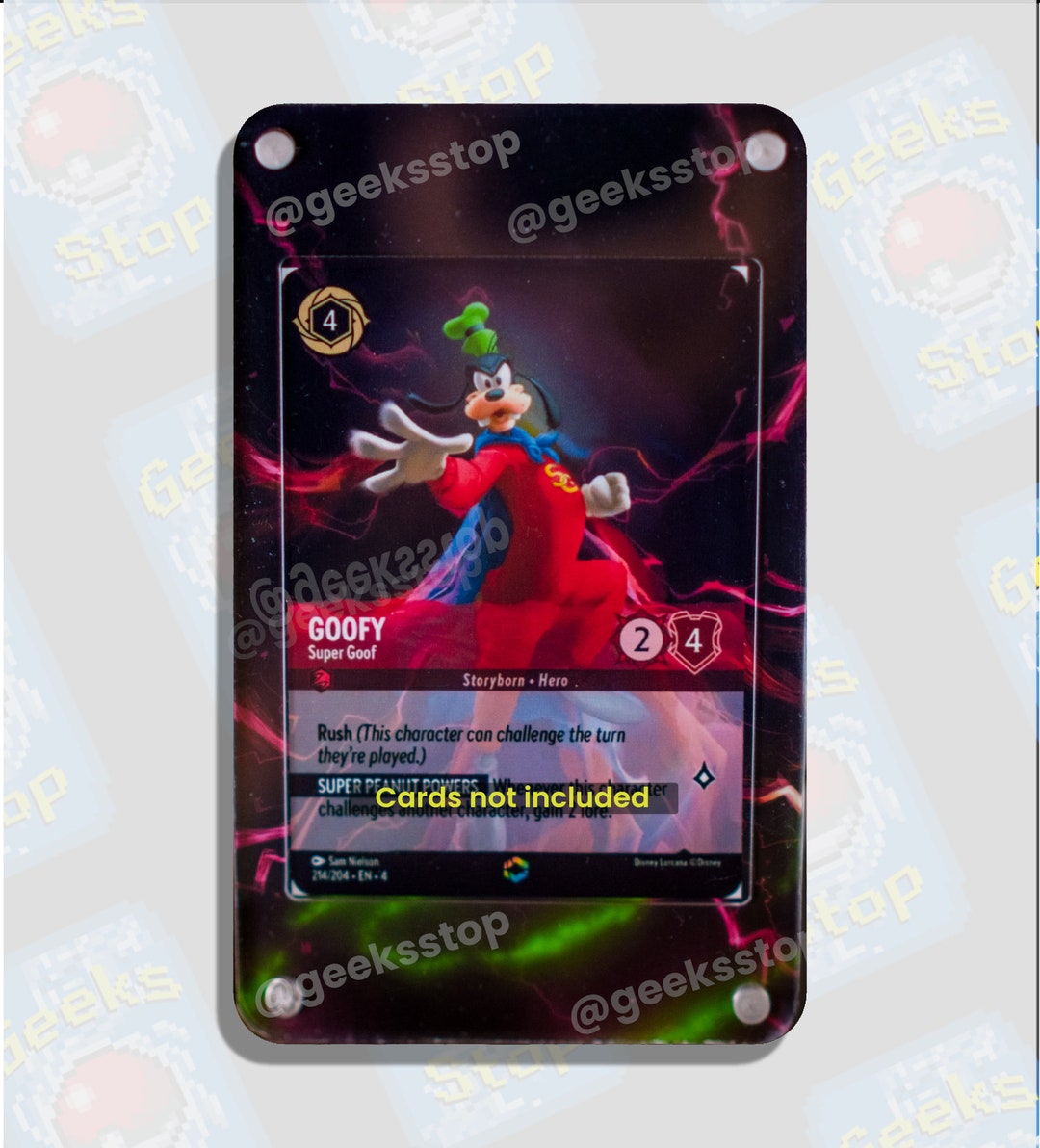 Goofy Super Goof Enchanted | Extended Art Display Case for Lorcana - Etsy