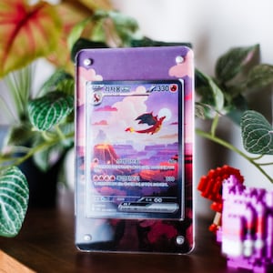 Charizard Ex 151 | Extended Art Display Case for Pokemon Card - Etsy