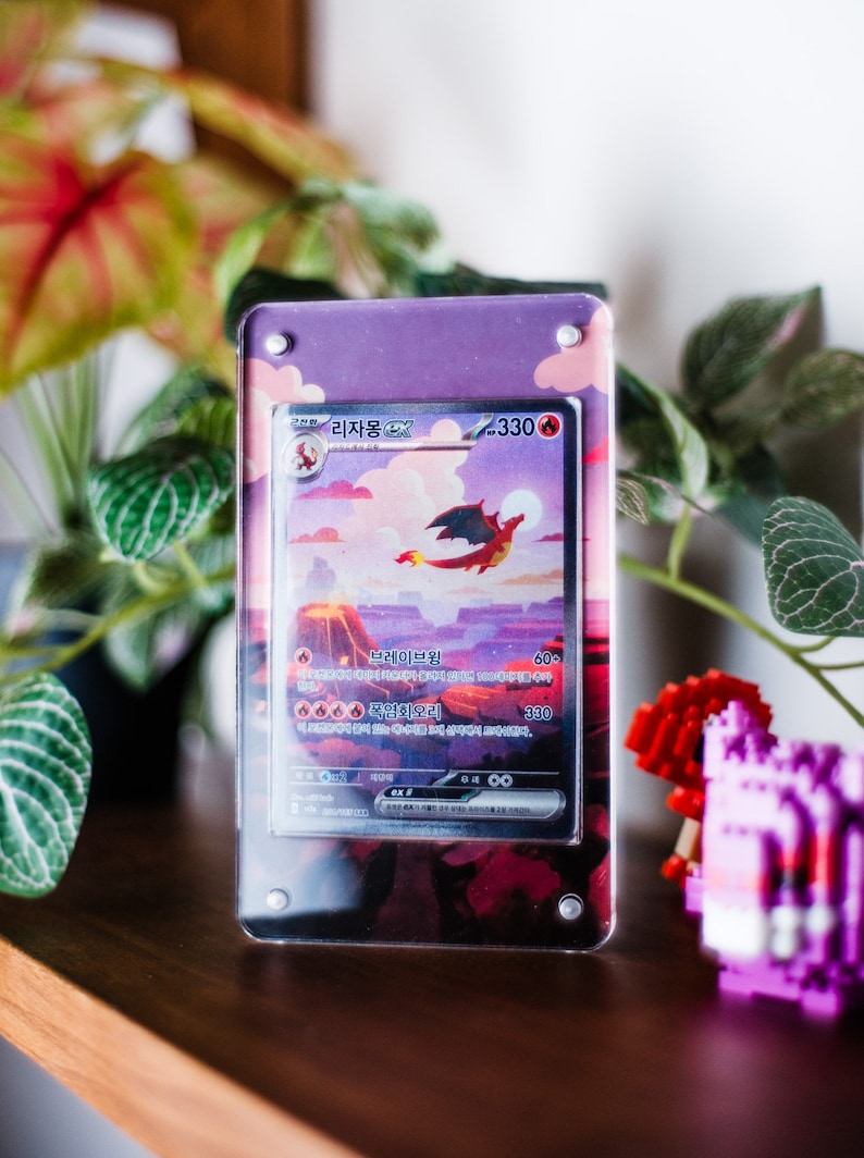 Charizard Ex 151 | Extended Art Display Case for Pokemon Card - Etsy