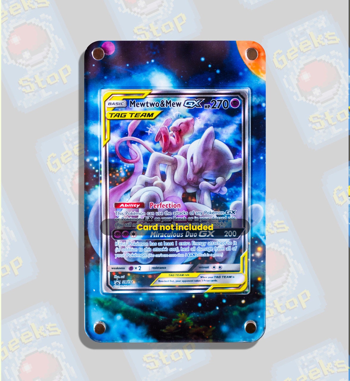 Pokemon Mew And Mewtwo Card