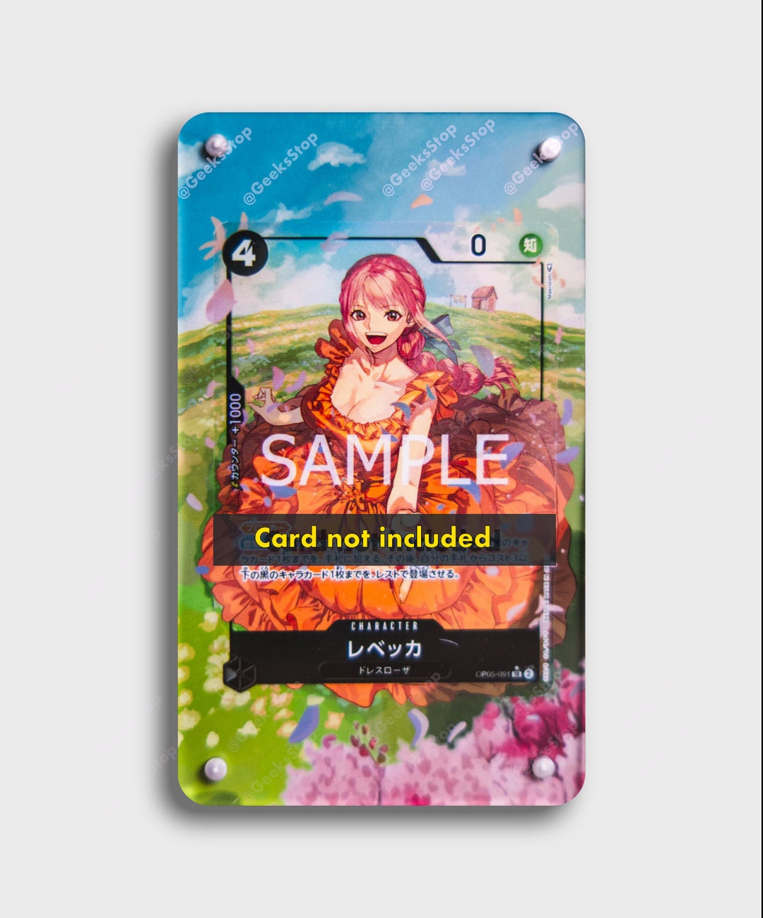 Rebecca Alt Art OP05-091 | Extended Art Display Case for OPTCG - Etsy