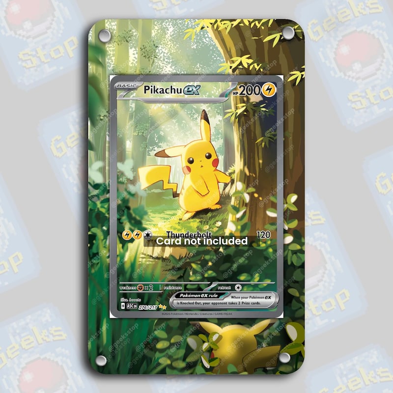 Custom Pikachu Ex - Etsy