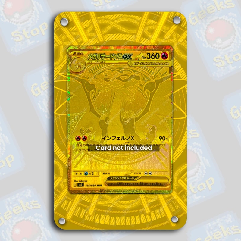 Gold Charizard Display - Etsy