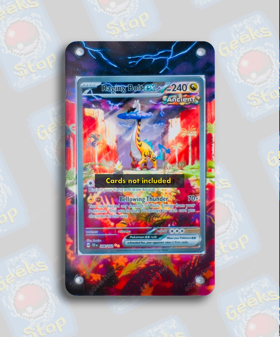 Raging Bolt Ex Special Illustration | Extended Art Display Case for ...