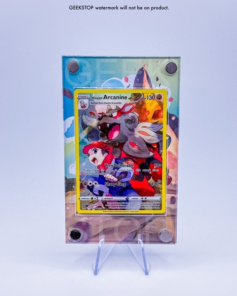 Pikachu TG03 Custom Display Case for Pokémon Card mysaiforce.com
