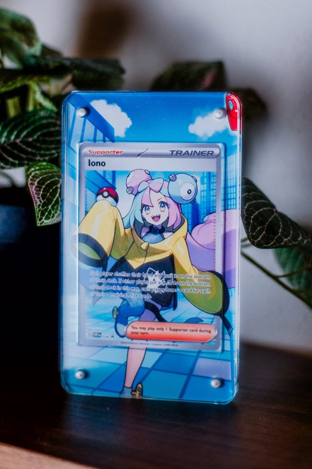 Iono Premium Tournament Collection Promo Extended Art Card Holder ...