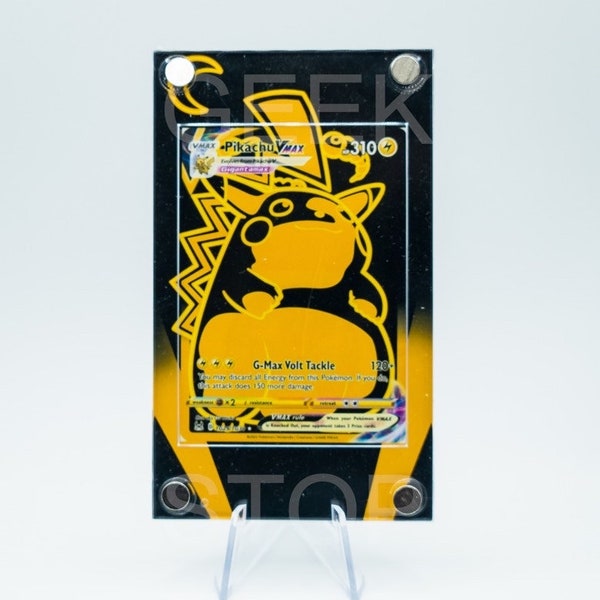 Pikachu Card Display Case - Etsy