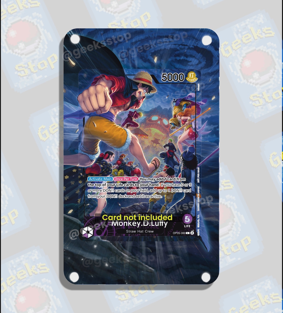 Luffy PSA Magazine Promo | Extended Art Display Case for Graded OPTCG ...
