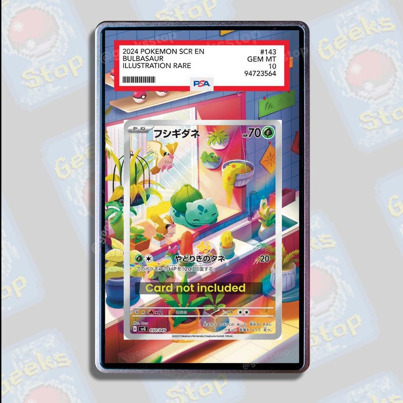 Psa Bulbasaur Display - Etsy