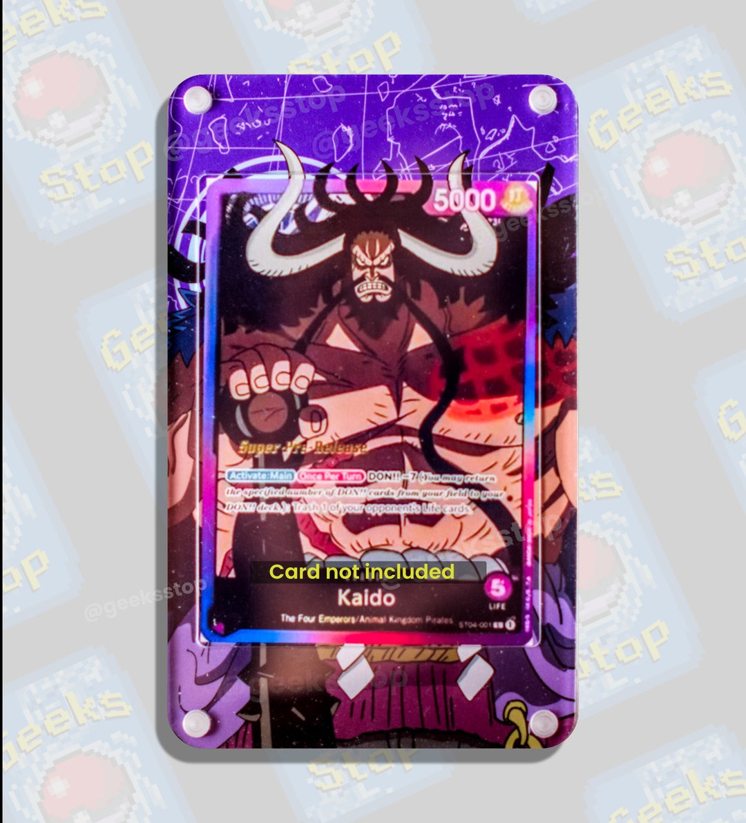 Kaido Super Pre-release Display Case Extended Art for OPTCG - Etsy
