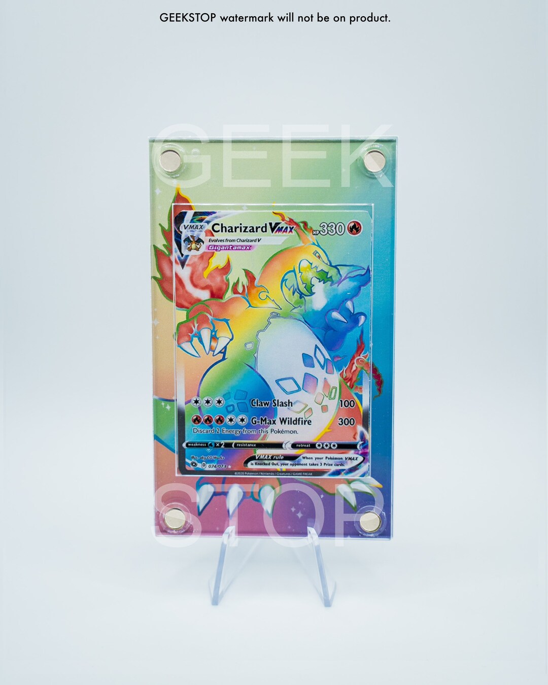 Charizard VMAX Extended Art Custom Pokemon Card Display Case - Etsy