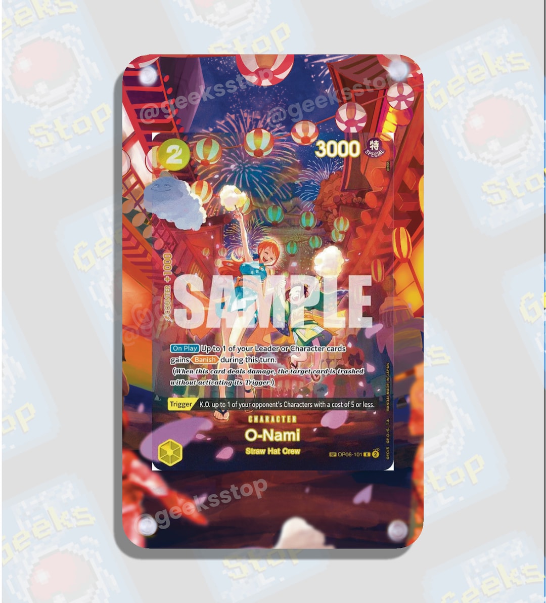 O-nami SP OP07 Display Case Extended Art for One Piece - Etsy