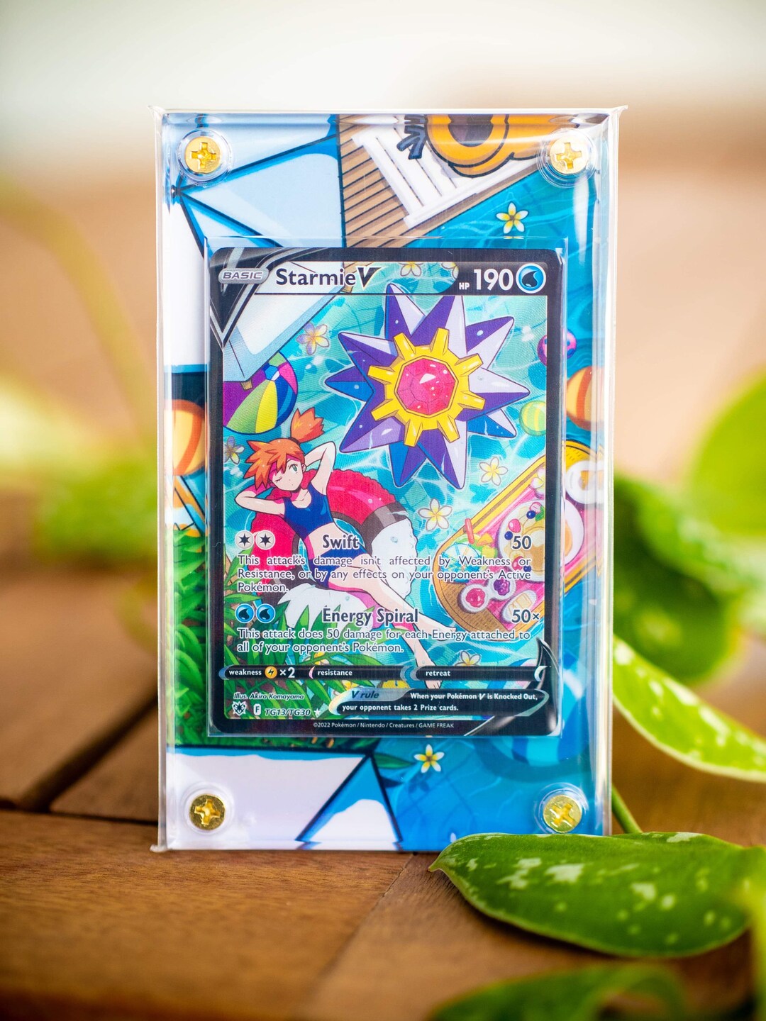 Pikachu TG03 Custom Display Case for Pokémon Card mysaiforce.com