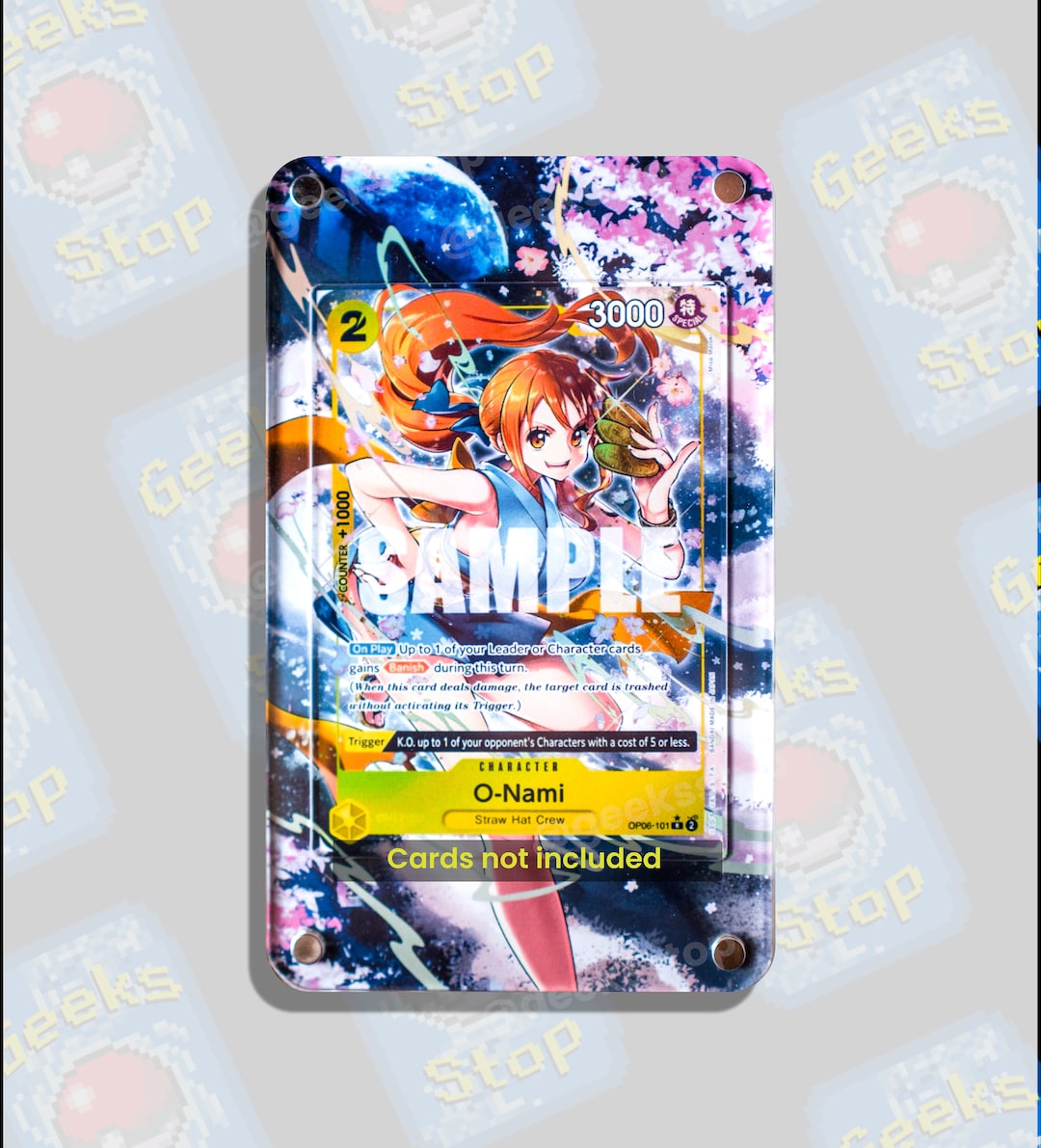 O-nami SP OP06 Display Case Extended Art for One Piece - Etsy