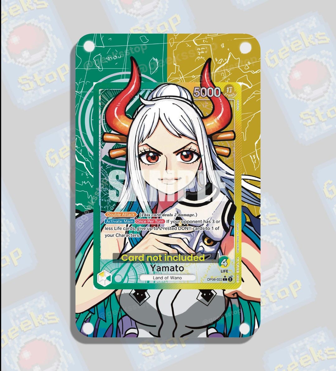 Yamato Leader | Extended Art Display Case for OPTCG - Etsy