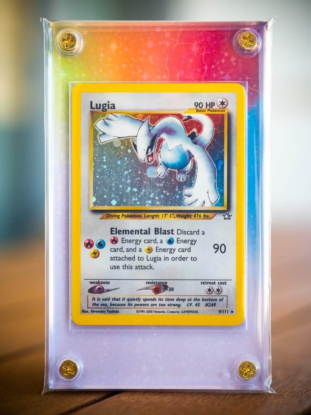 Lugia Neo Genesis Custom Pokémon Card Display Case - Etsy