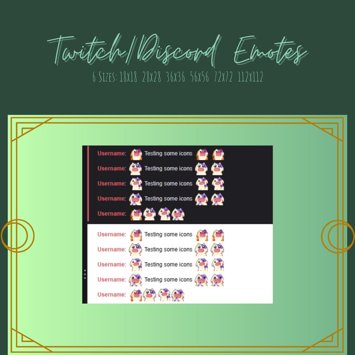 4 Purple Cow Twitch/discord Emotes - Etsy