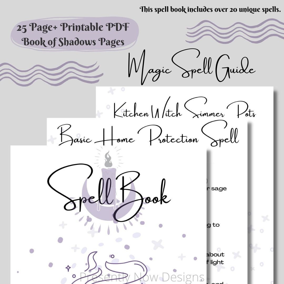 Witchcraft Spell Guide | Beginner to Intermediate Spells | 20 Unique ...