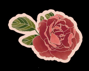 Purple Rose Sticker by the Danarchy - Etsy