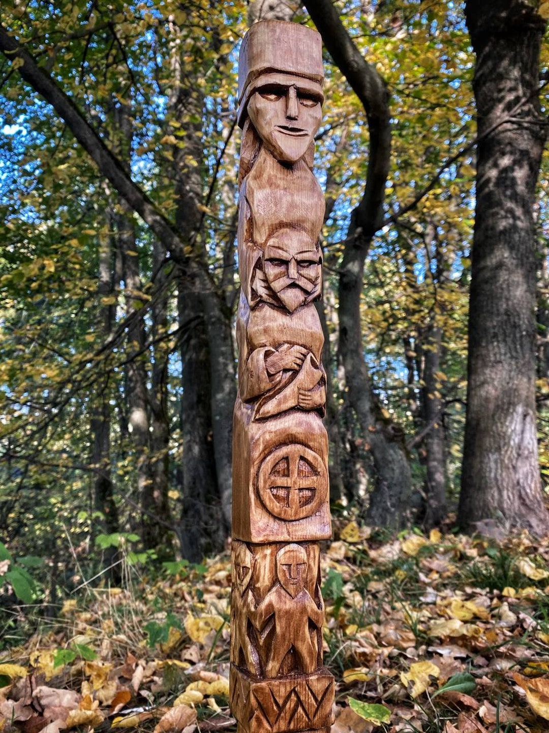 Pagan Wooden Statue, Norse Gods, Magic Amulet, Norse Old God. - Etsy