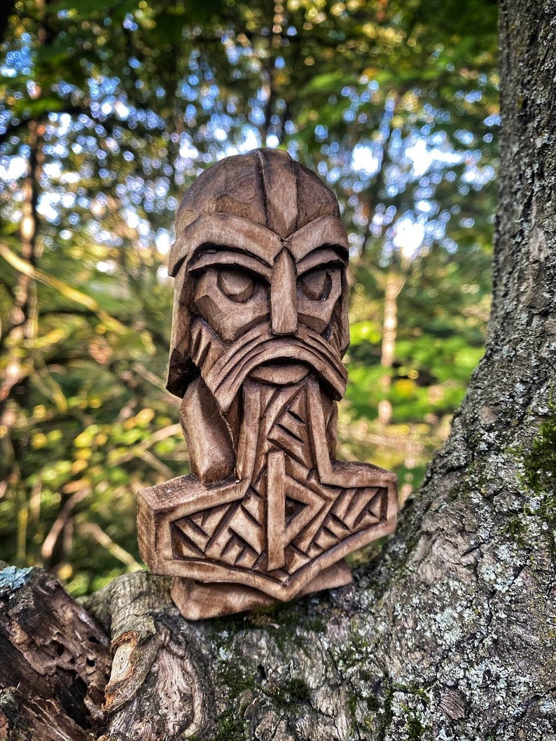 Thor Statue. Thor Sculpture. Viking Gods. Pagan Norse Gods. Asatru ...