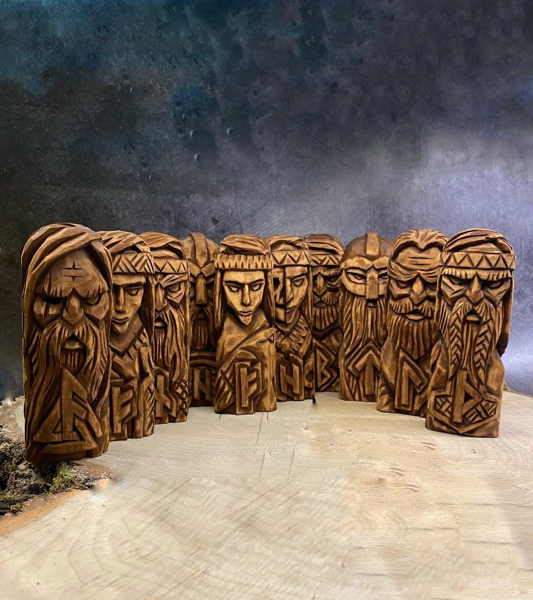 Nordische Statue, Pagan Statue, Odin, Wotan, Thor, Tyr, Baldr, Asatru ...