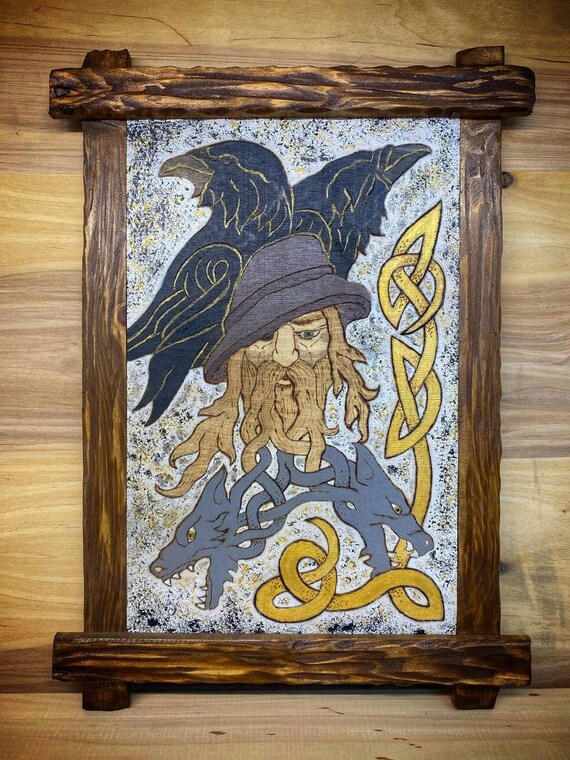 Panel Depicting Odin Wotan Allfather. - Etsy