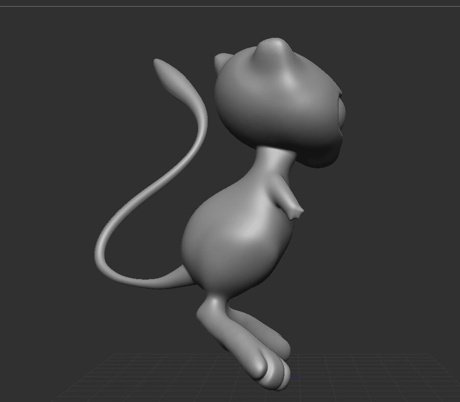 3D Mew STL & OBJ - Etsy