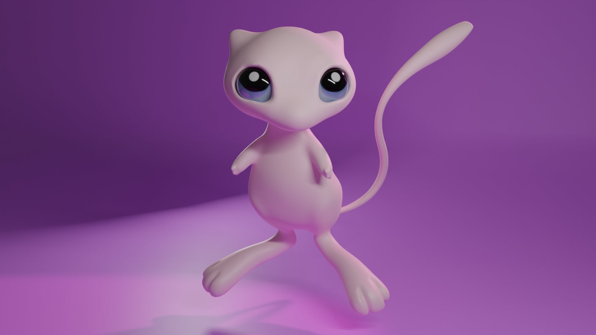 3D Mew STL & OBJ - Etsy