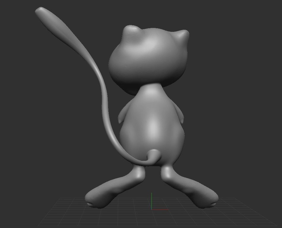 3D Mew STL & OBJ - Etsy