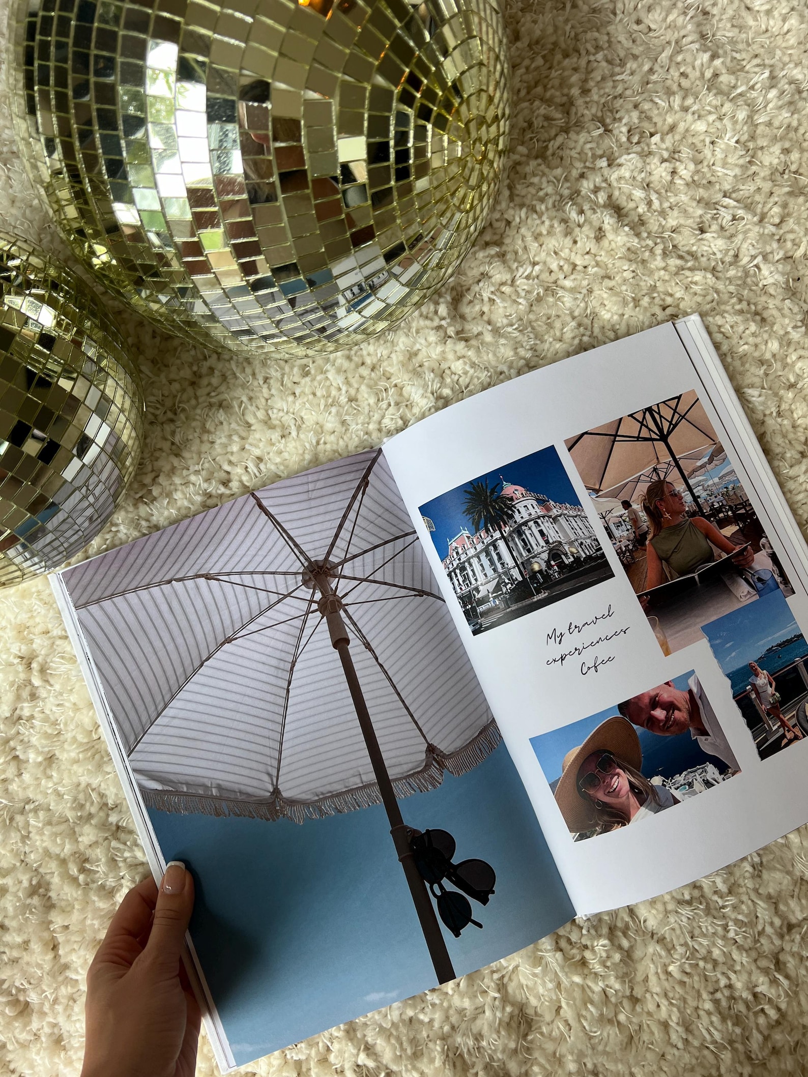 Aesthetic Travel Photo Book Canva Photo Album Template Coffee Table ...