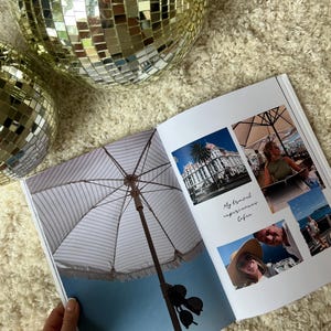 Aesthetic Travel Photo Book Canva Photo Album Template Coffee Table ...