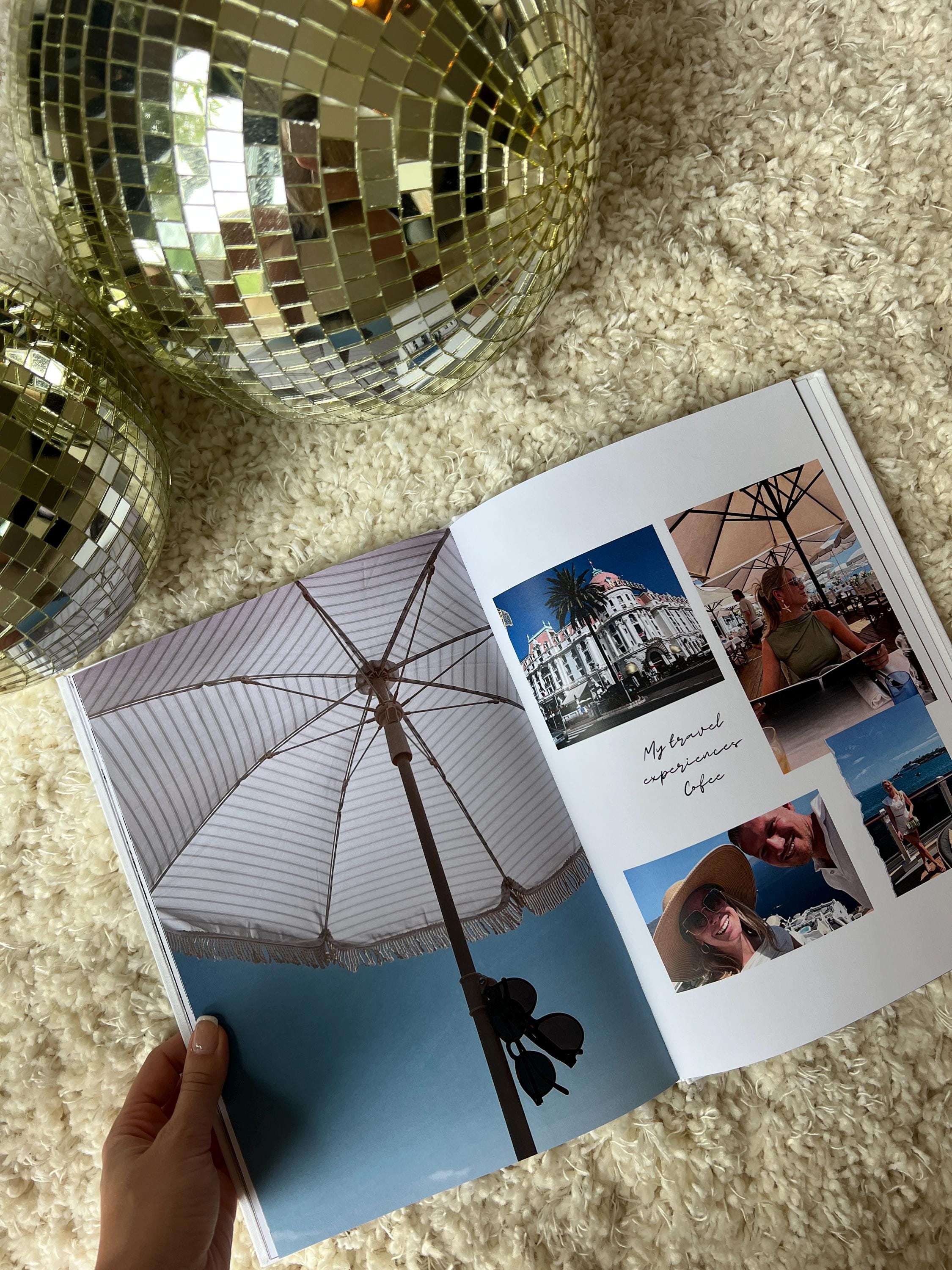 Aesthetic Travel Photo Book Canva Photo Album Template Coffee Table ...
