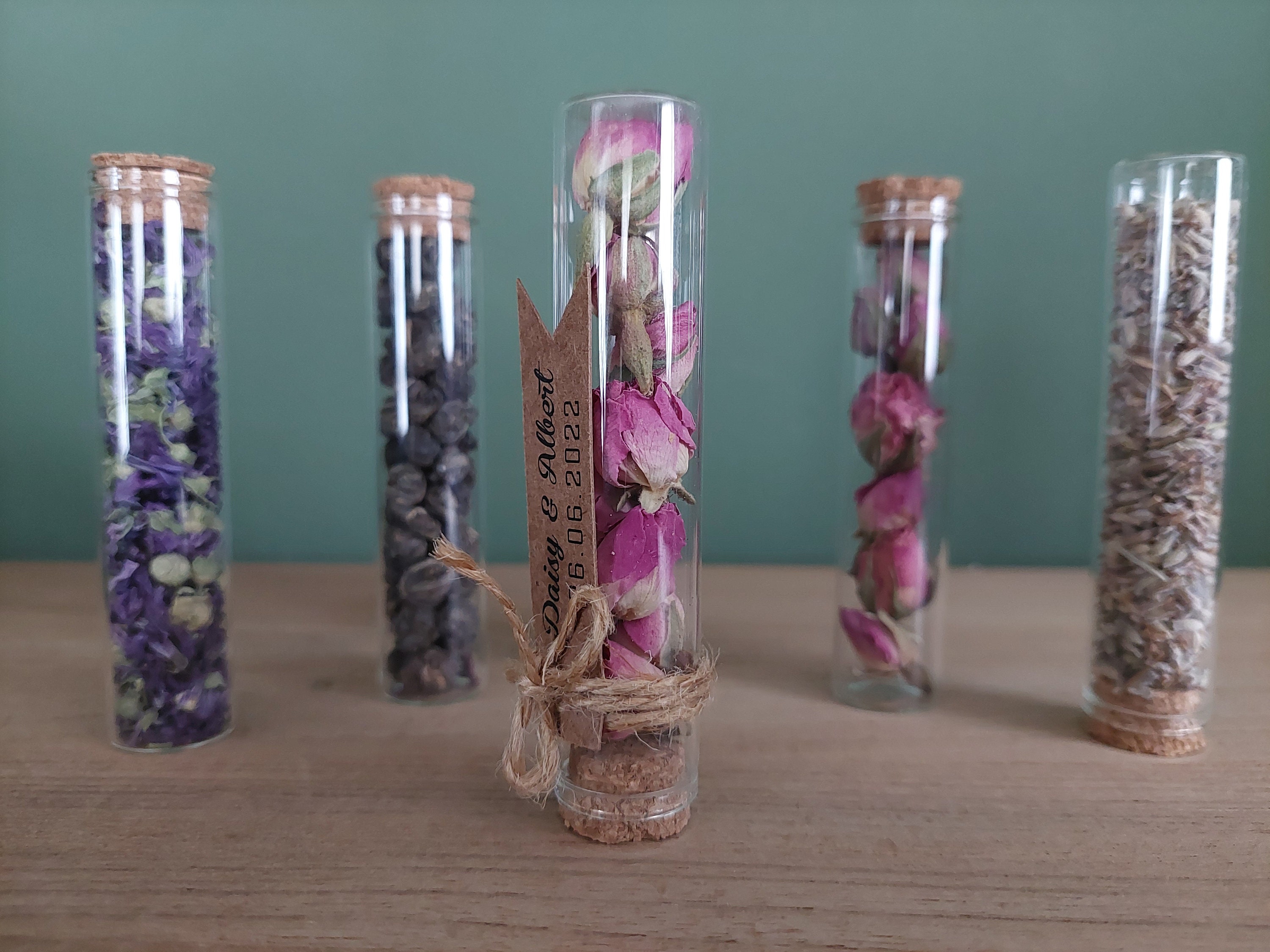 40 Pcs,test Tube,wedding Tea Favors for Guests,bulk Gifts,rustic ...