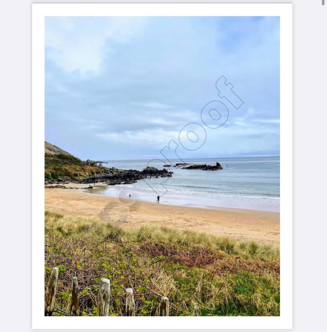Stroove Beach, Donegal A4 Print - Etsy