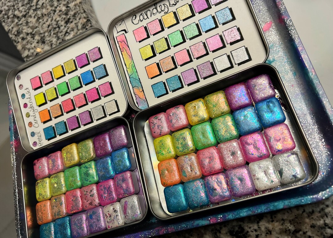 Candyland Pastel & Glitter : Custom Pan Set - Etsy