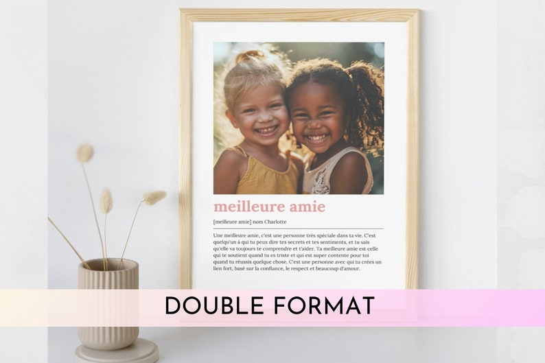 Définition De L'amitié Pour Enfants, Impression Personnalisée De La ...