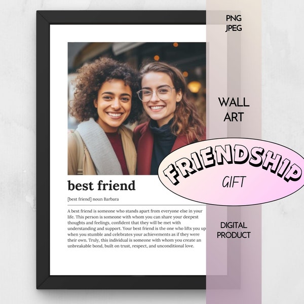 Définition De L'amitié Pour Enfants, Impression Personnalisée De La ...