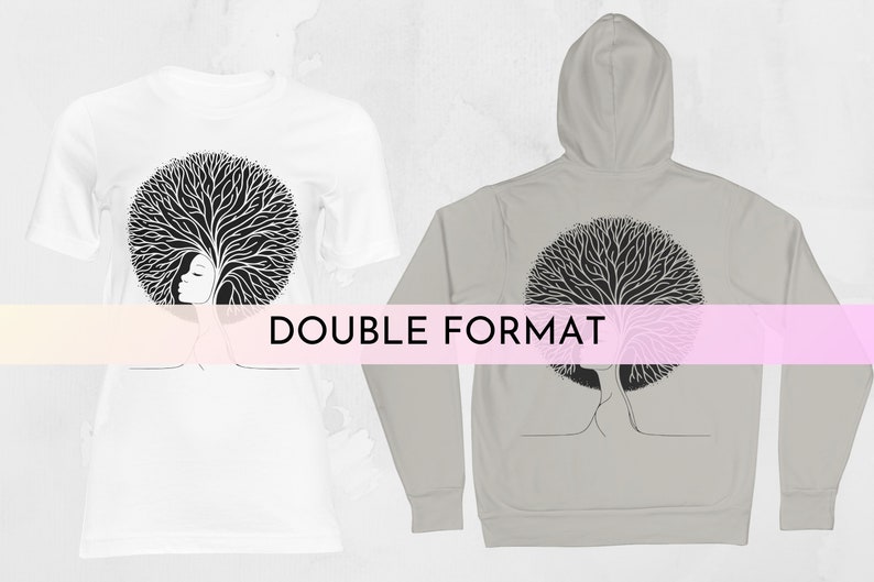 Tree Afro Woman SVG | Black Women Mother EARTH Clipart | Tree of Life ...