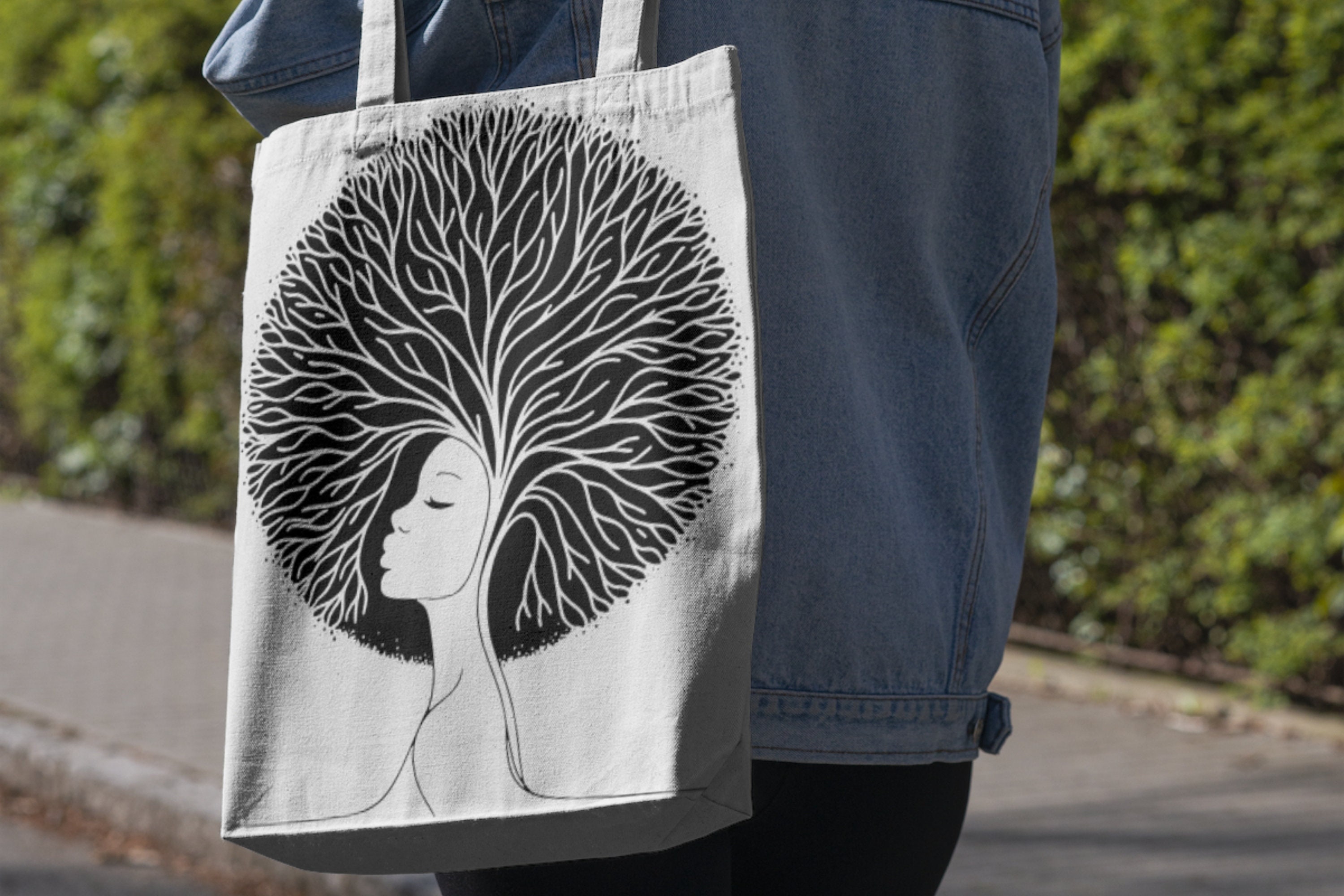 Tree Afro Woman SVG Black Women Mother EARTH Clipart Tree of Life Logo ...