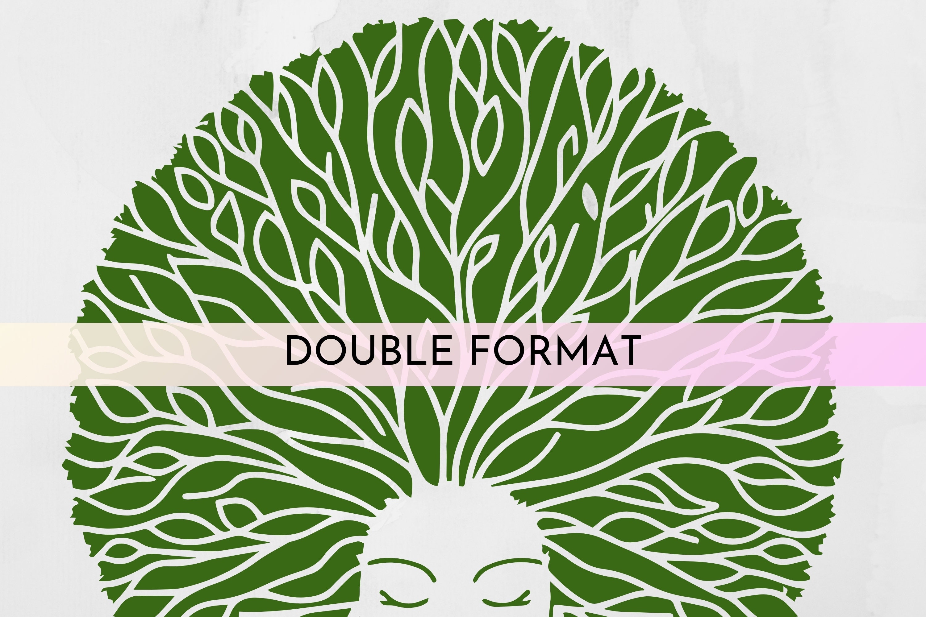 Afro Goddess Nature SVG Black Afro Women Clipart Tree Woman Logo Cricut ...