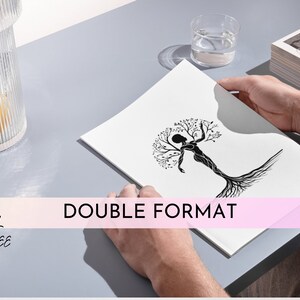 Goddes Woman Tree SVG | Full Length Afro Woman Tree PNG | Tree of ...