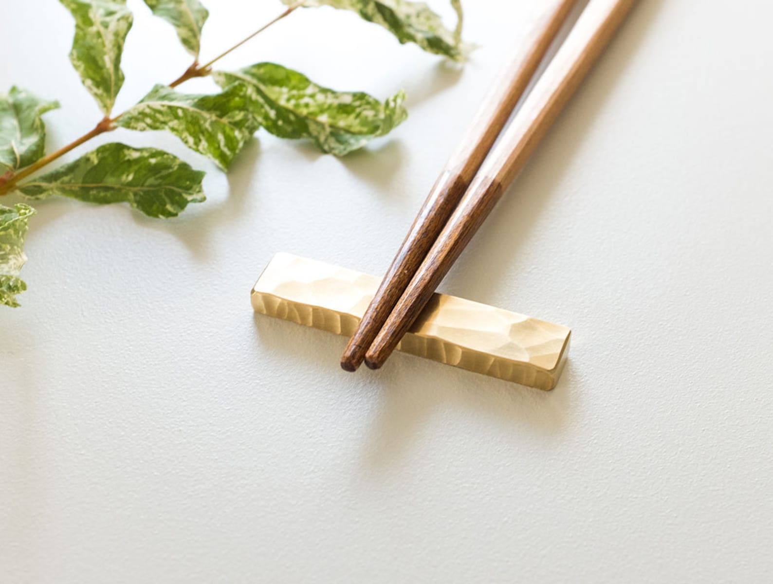 Brass Chopstick Rest Handmade Metal Cutlery Handcrafted in Japan - Etsy