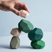 Stacking Blocks Green Modern Living Room Sculpture & - Etsy