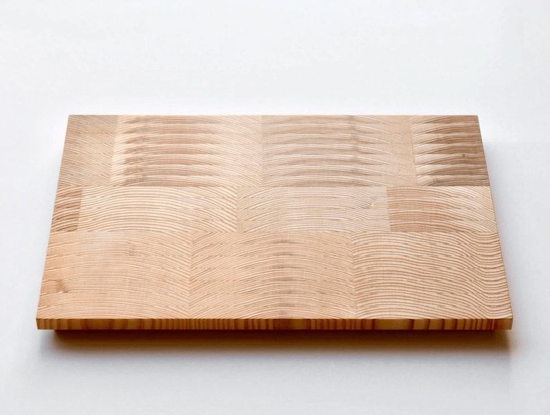 Cedar Chopping Board Modern Cutting Block Handmade in Japan - Etsy