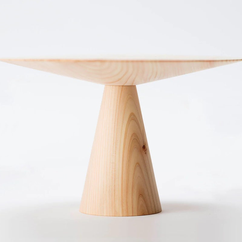 Wood Cake Stand - Etsy