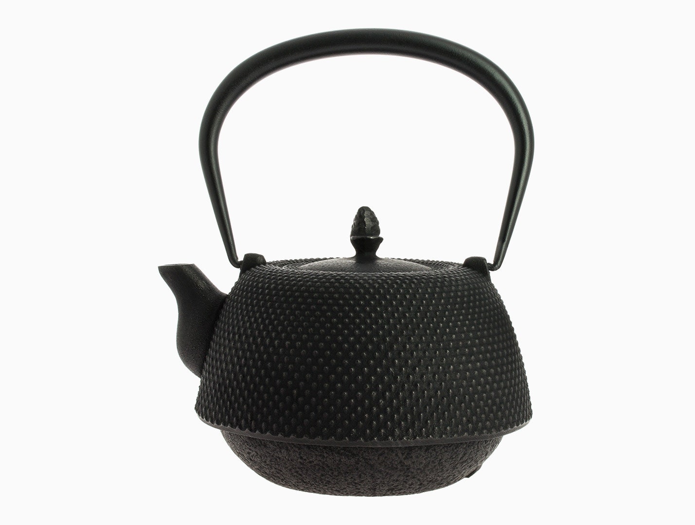 Nanbu Arare 1000ml Black Teapot Japanese Handmade Cast Iron Teapot ...